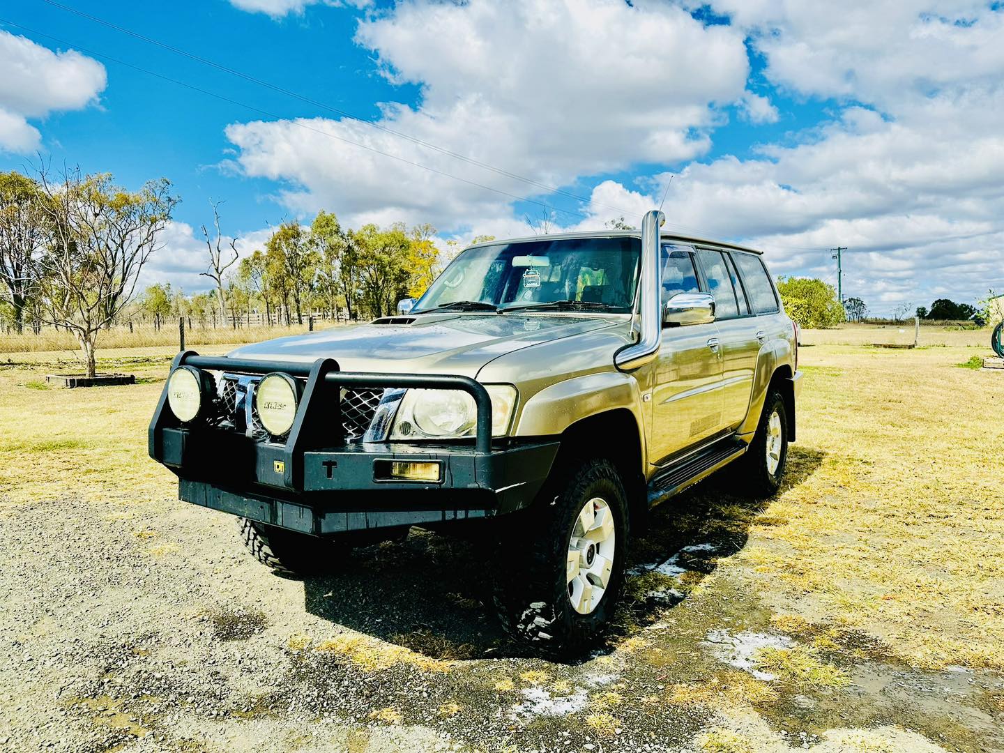 Nissan Patrol GU S1-4 (ZD30/TD42) 4" Tapered Guard Entry Snorkel ...