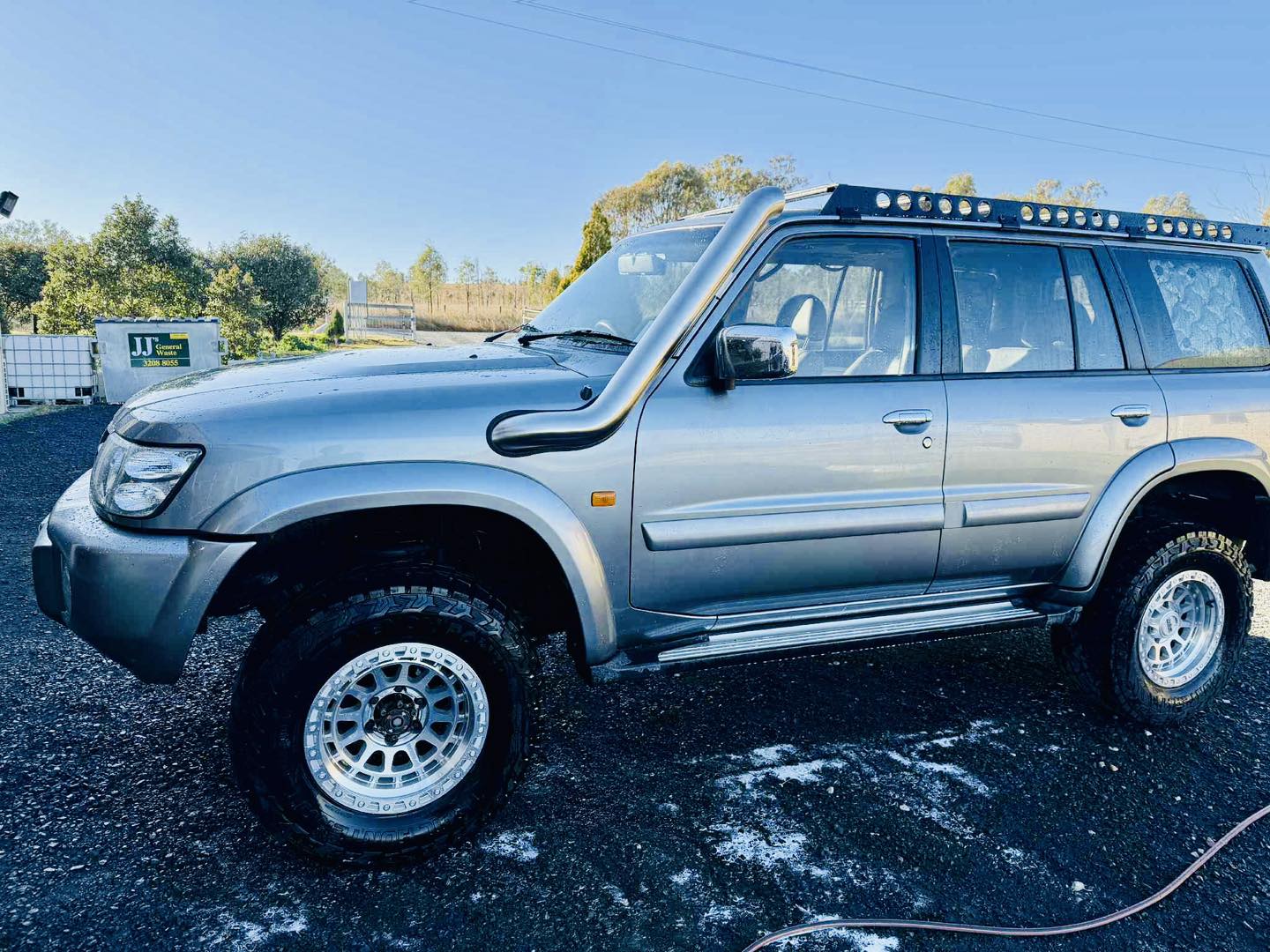 Nissan Patrol GU (TB45/48) Petrol 4" Cover Up/Rounded Guard Entry Snor ...