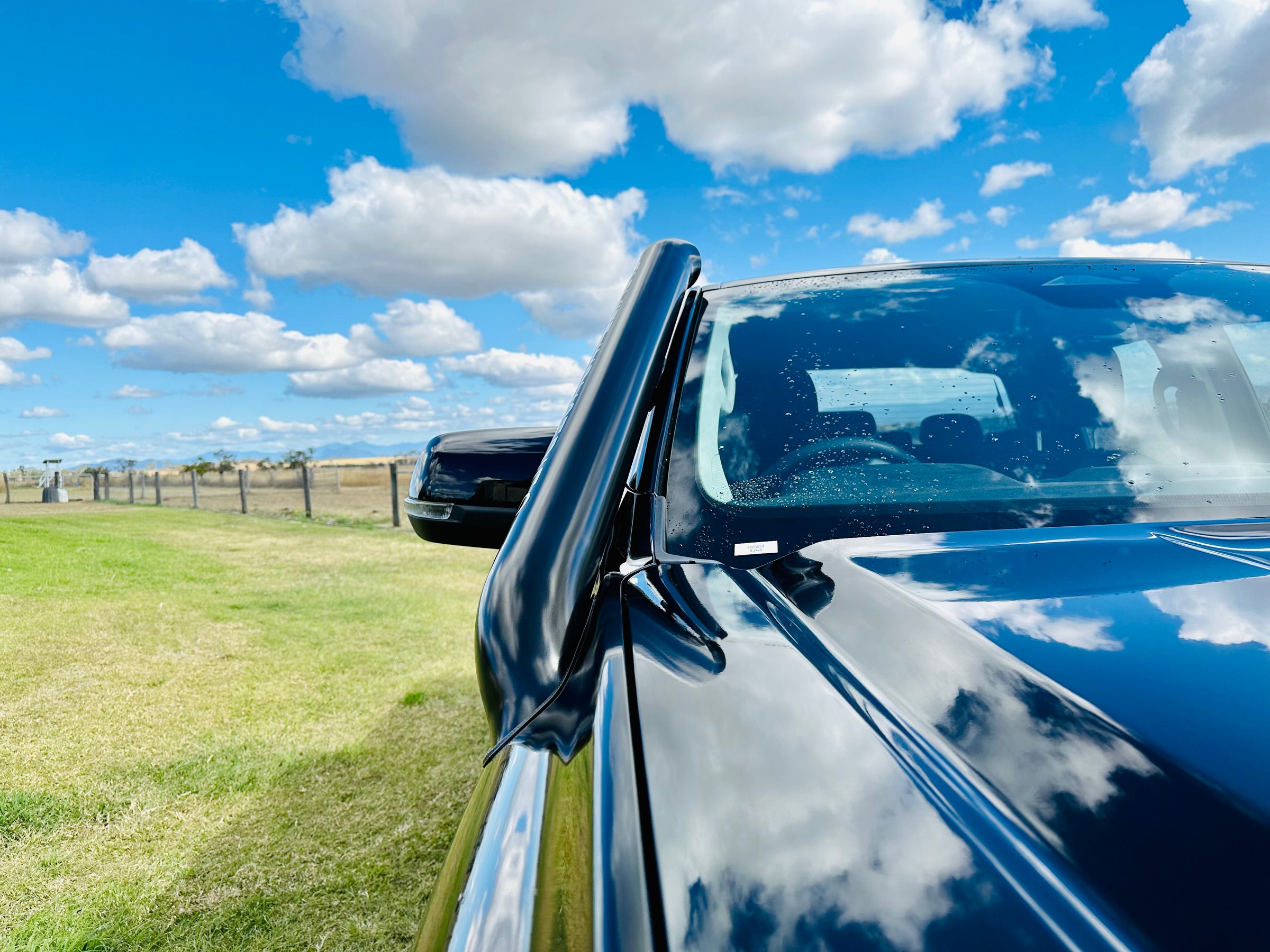 Ford Next Gen Ranger - Short Entry Snorkel - Seamless Powder Coated ...