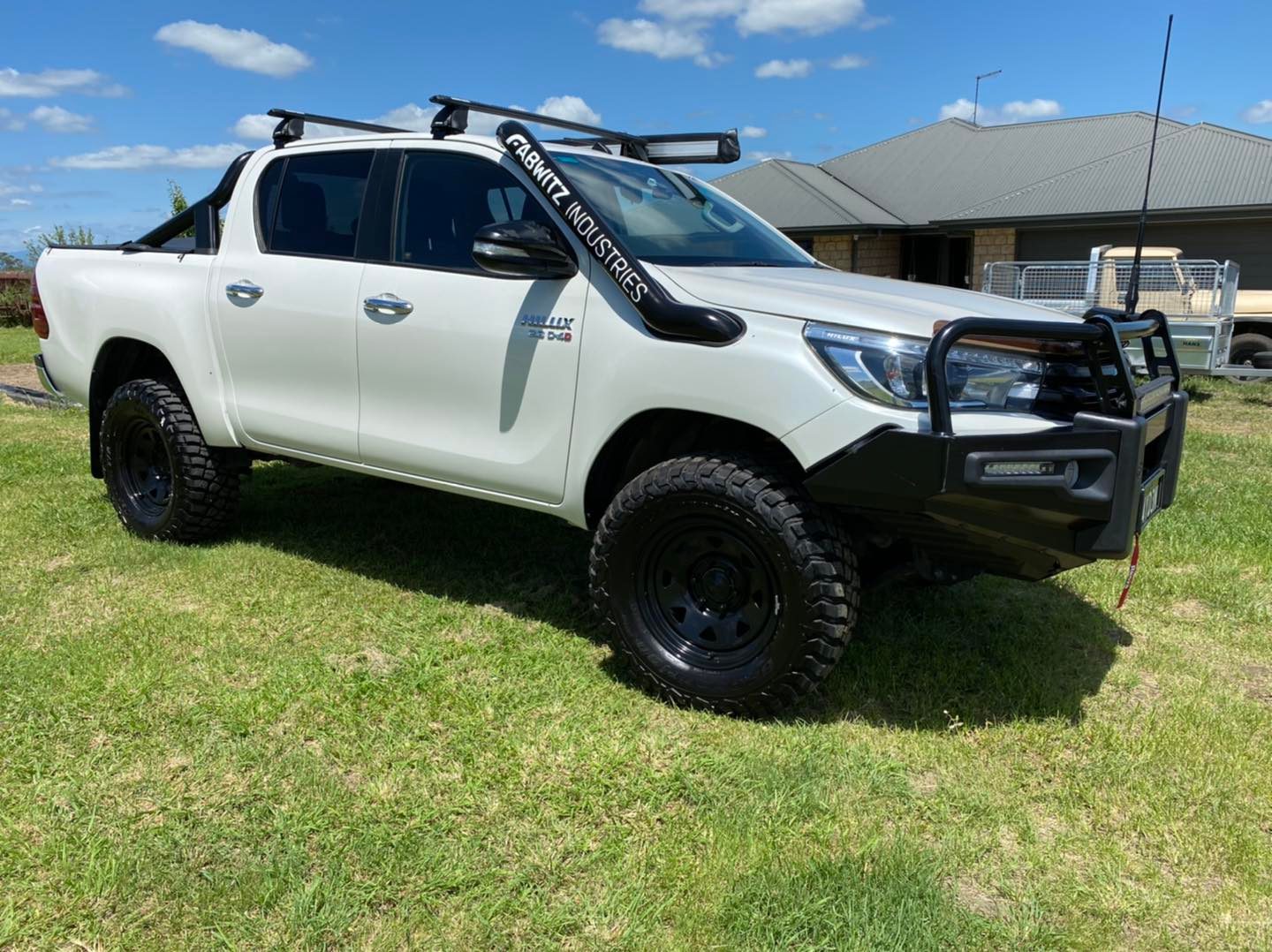 Toyota Hilux N80 - (2015 & Onward) - Cover up Snorkel - Basic Weld Pow ...